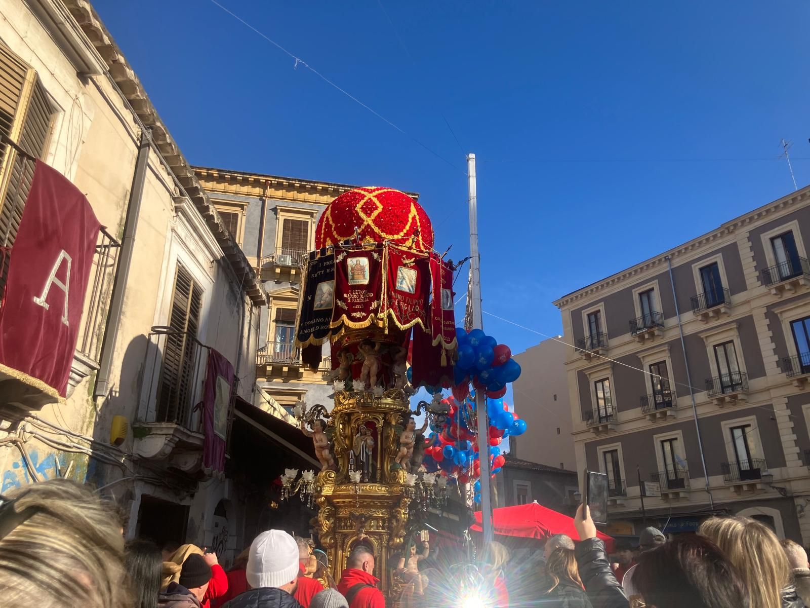 Sant’Agata: il Cereo dei Macellai alla Fiera di Catania